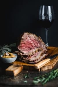 Roast Beef Topside with Red Wine & Rosemary - The Irishman's Wife
